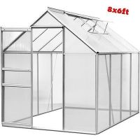 Quality Not Coated Frame Finishing 6ft X 8ft Large Garden Greenhouse for Outdoor for sale