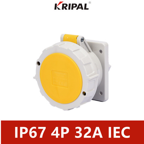 Quality 16A 3P 220V IP67 Waterproof Industrial Socket Universal IEC Standard for sale