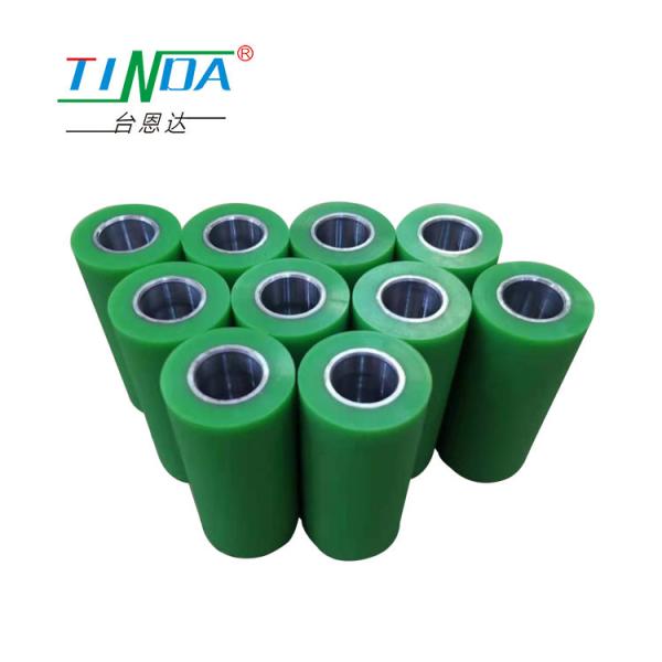 Quality Wood Working Machine Rubber Roller Wheel Bearing Abrasion Resistance for sale