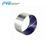Quality Black Color POM coated PCM 606570 Bushing Metal Polymer Composite Sleeve Bearings for sale