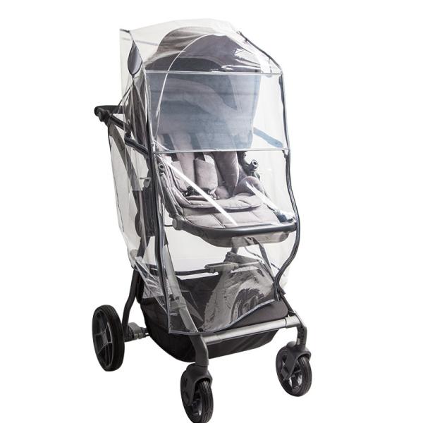 Quality EVA Customize Weather Shield Clear PVC Baby Stroller Rain Cover for sale