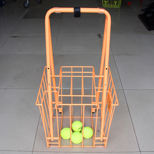 Quality Sports Equipment Storage Rack Folding 300mm Width 350mm Length  Tennis Teaching  Carts, Large Ball Capacity for sale