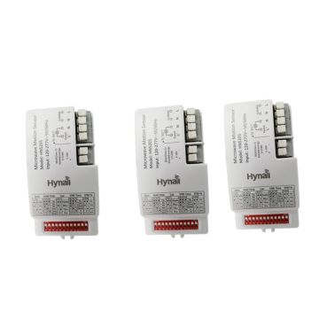 Quality HNS205 Outdoor Microwave Motion Sensor Detached Head Tri Level Dimming Control for sale