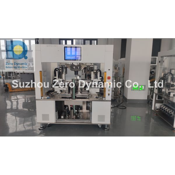 Quality Two Station Electric Tricycle Motor Rotor Balancing Machine End Plane Drilling for sale