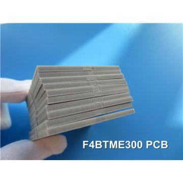 F4BTME300 High Frequency PCB PTFE RF PCB Built on 3.0mm thick with Immersion