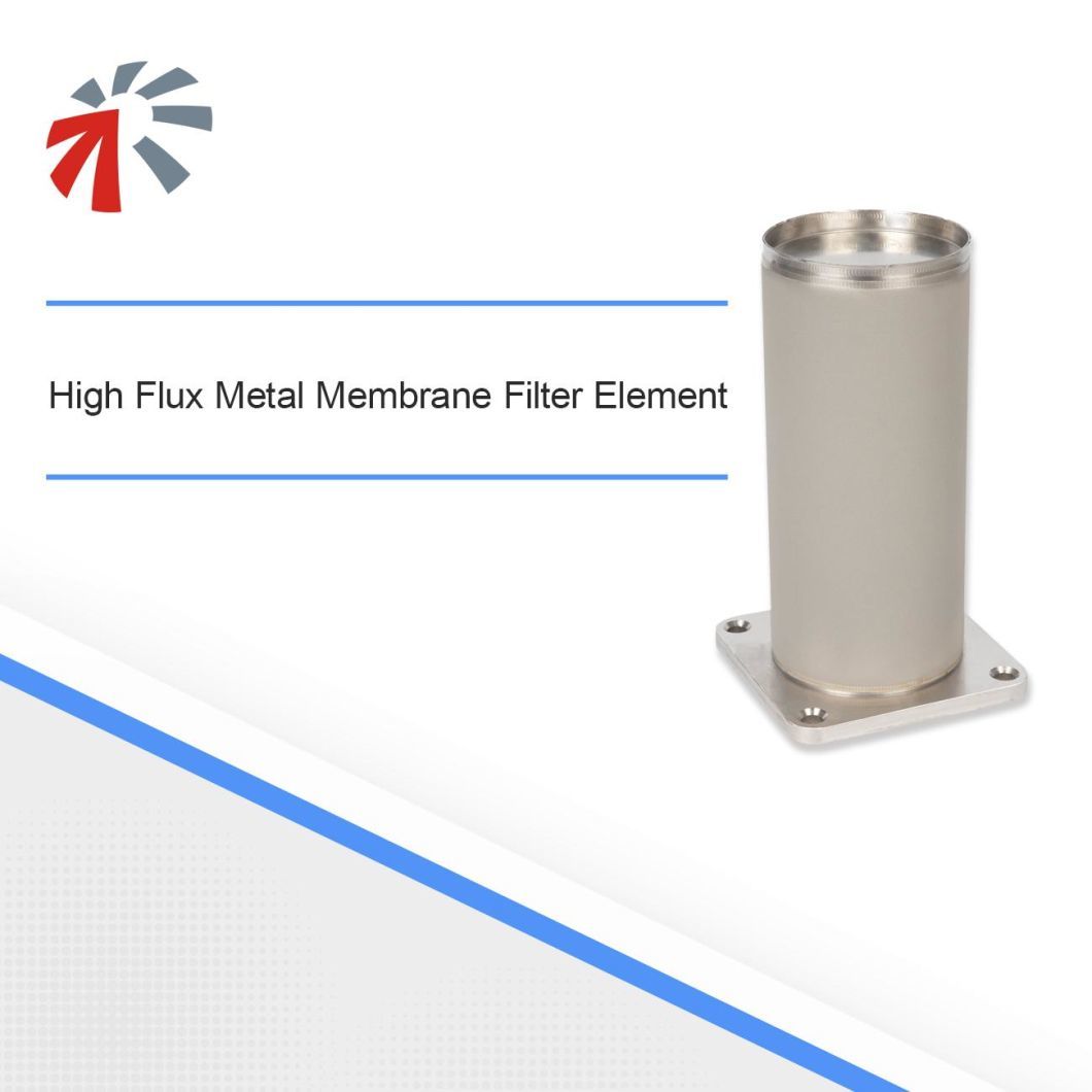 High Flux Metal Membrane Filter Element for Ultra Low Emissions