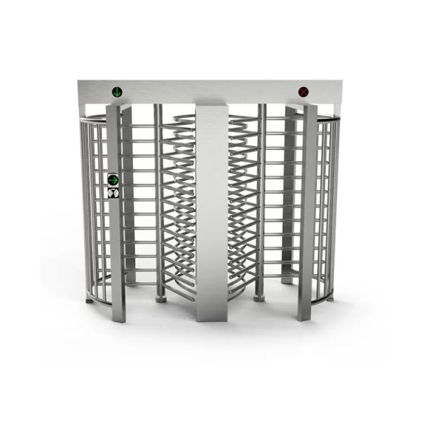 Quality 304 Stainless Steel Full Height Turnstile with Double Lane and Automatic Reset for sale
