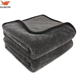 Quality 600 GSM Microfiber Car Detailing Towels 40x60cm Customizable for sale