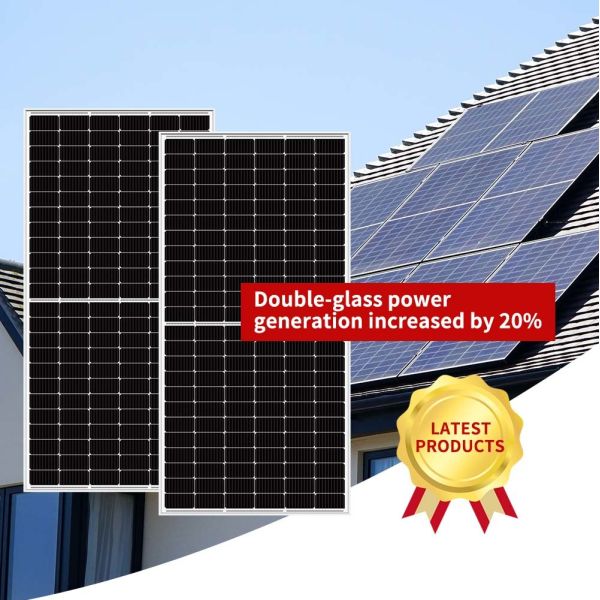 Quality 430W Double Glass Monocrystalline Solar Panel High Efficiency For Solar System for sale