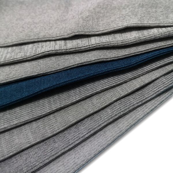 Quality Polyester Spandex Carbon Fiber Knitted Rib Anti Static ESD Fabric for sale