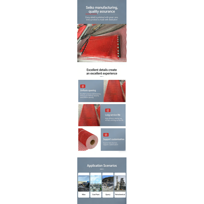 Modular and tensioned polyurethane screen wire mesh for shaker screen
