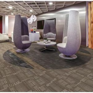 Quality Office Carpet Tiles 50x50 Rectangle Shape Medium Pile Commercial Tile Carpet for sale