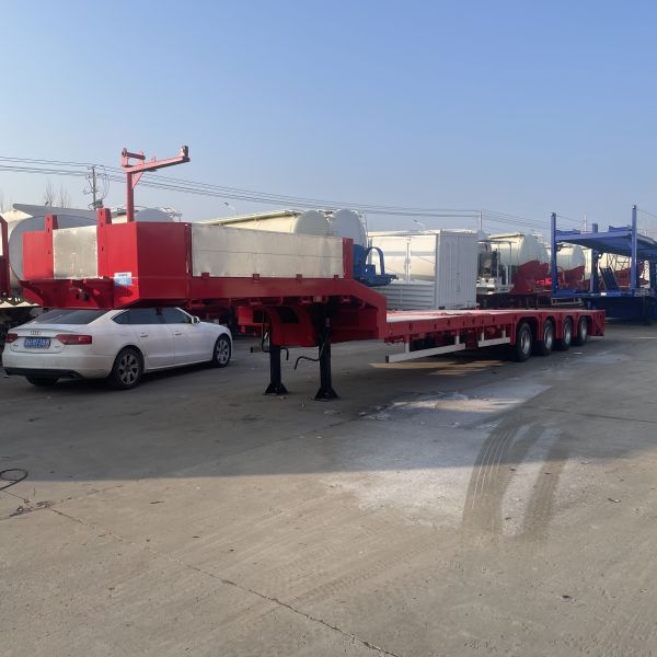 Quality Max Payload 80 ton-150ton Heavy Duty Agricultural Tractor Lowboy Dump Trailer for sale