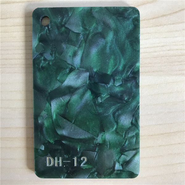Quality Green Pearl 2.5 Mm Acrylic Sheet PMMA Made To Measure Perspex Sheets for sale
