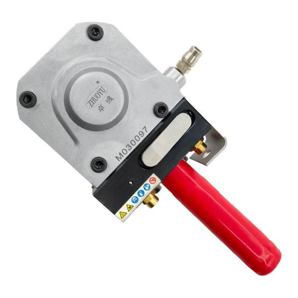 Quality Portable PP&PET Pneumatic Strapping Tensioner Machine Double Solder Joint for sale