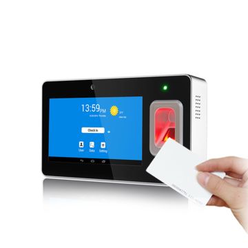 Quality Android fingerprint RFID card Biometric Time Attendance System Terminal with for sale