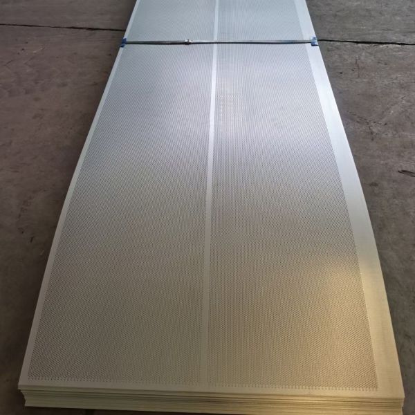Quality 450mm Punched Steel Mesh 0.2mm Thick Perforated Metal Screen Panels for sale
