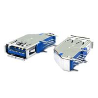 Quality LCP UL94V-0 A Micro USB Socket Connector Female PCB Mount ODM for sale