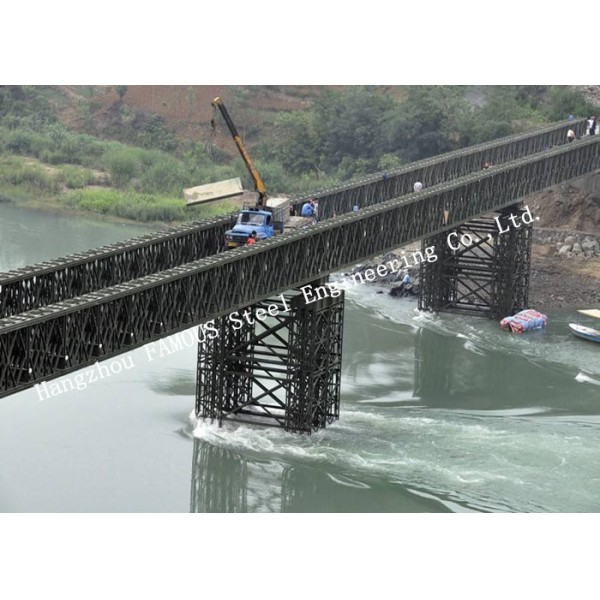 Quality Painted Surface Steel Bailey Bridge for sale