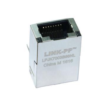 1840718-6 Gigabit RJ45 Female Connector With LED LPJK7003B98NL For Embedded
