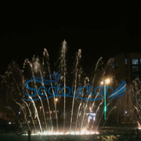 Quality Saudi Arabia Multimedia Fountain Project Musical Dancing Rotary Nozzle Fountain for sale