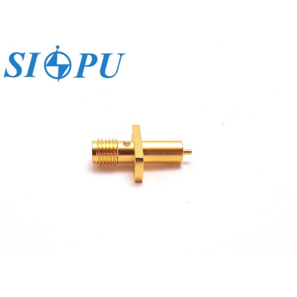Quality SSMA Female RF Coaxial Connector – Microstrip, Flange Mounted for sale