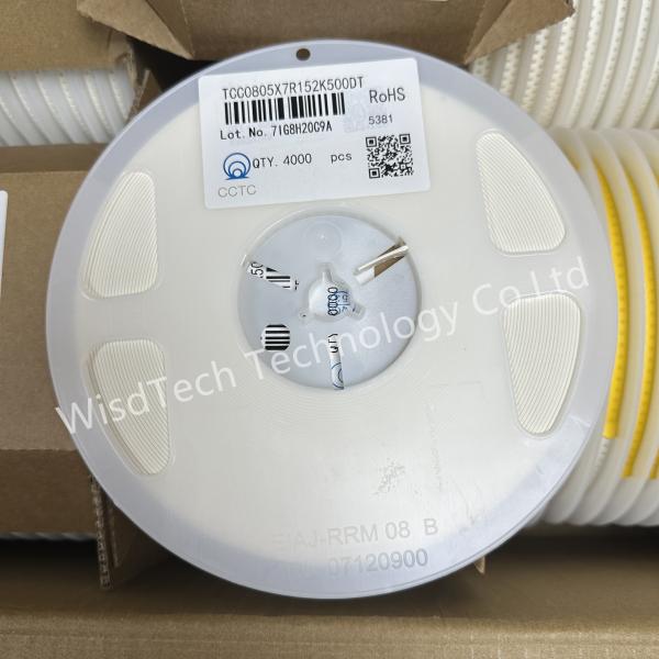 Quality Ceramic Capacitors TCC0805X7R104K500D Multilayer chip ceramic capacitors CCTC for sale