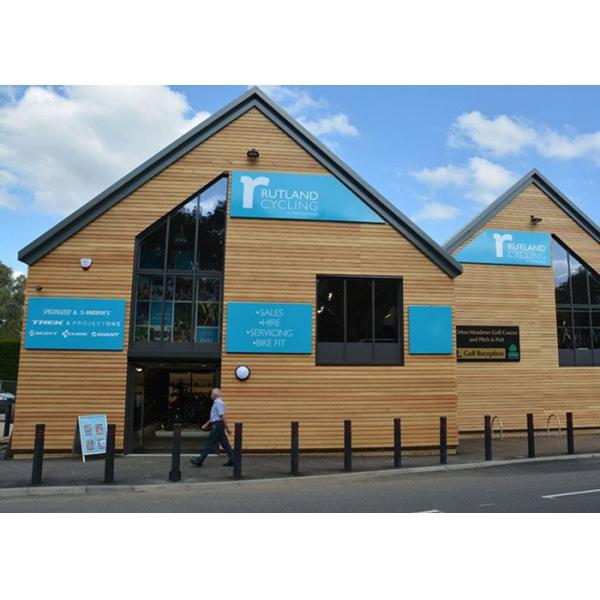 Quality Construction Cycle Shop Prebuilt Steel Structure Building Hot Dip Galvanized for sale