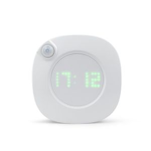 Quality 600MAH 0.3W USB Rechargeable Motion Sensor Light Digital Display Time Clock for sale
