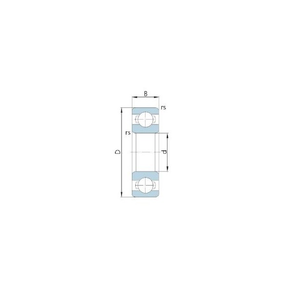 Quality Grease 440C SS5804-ZZ Double Row Angular Contact Bearing for sale