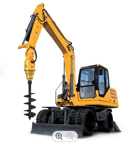 Quality Tree planting digging machines ground hole drill earth auger fence post hole borer earth drill handle auger handle for sale