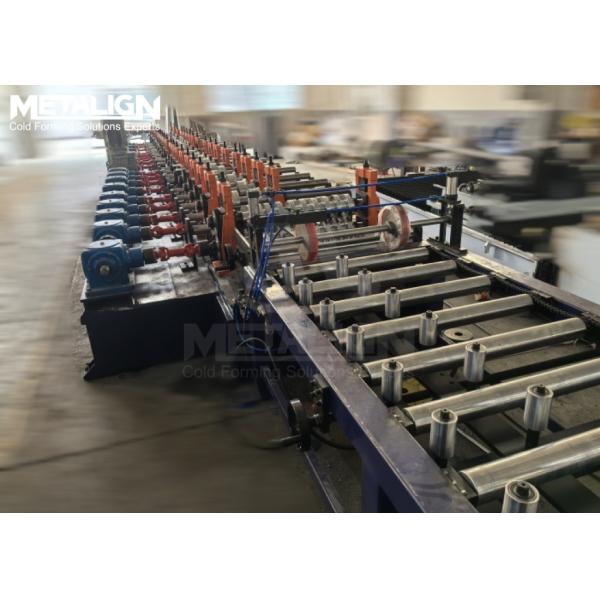 Quality METALIGN Cable Tray Roll Forming Machine With Sheet Fed Entry Adjustable Width for sale