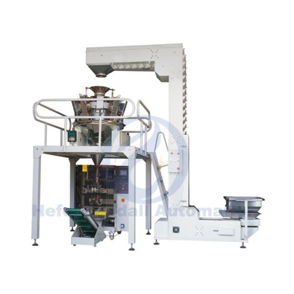Quality Frozen Food Granule Packing Machine , 100g To 5kg Auto Weighing Packing Machine for sale