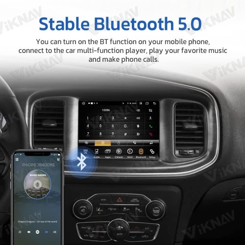 Quality VIKNAV 8.4 Inch Android for Dodge Android Radio Upgraded Charger Challenger 2015 for sale