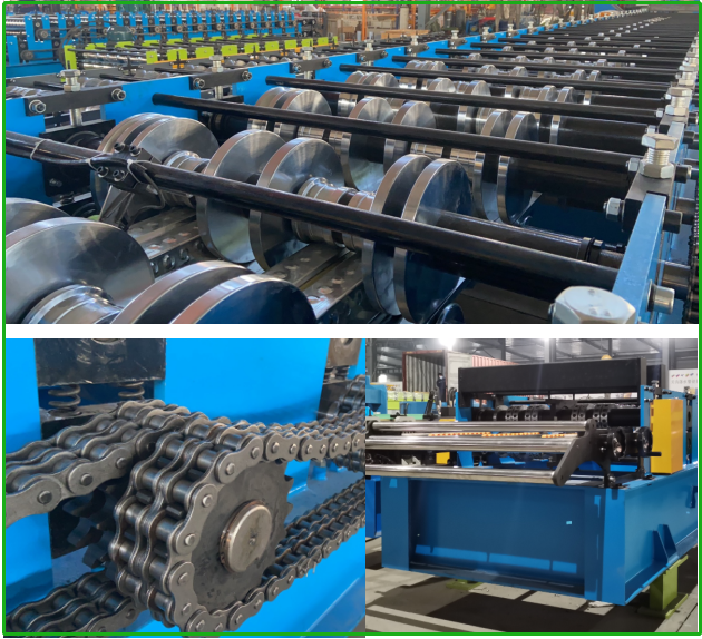 Metal decking machine details