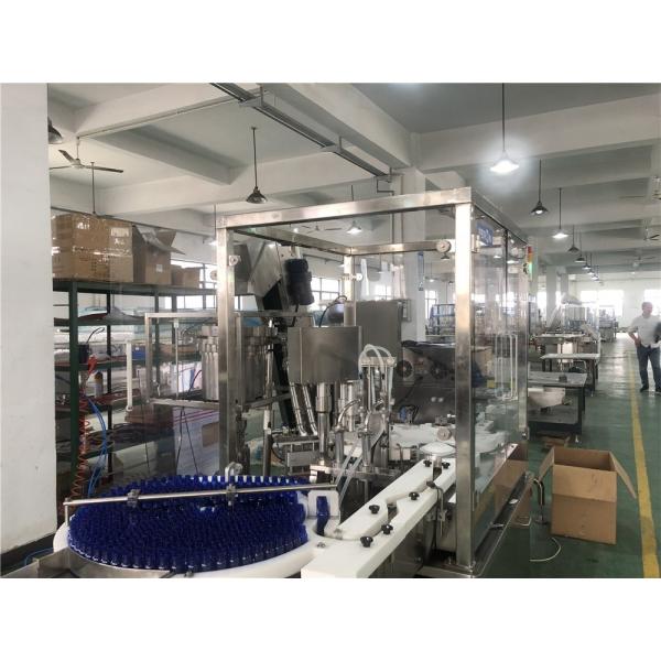 Quality GMP 125ml Pharma Aseptic Rotary Bottle Filling Machine for sale