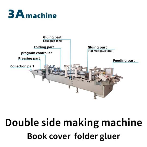 Quality CQT-800BS Automatic Book Cover Side Pasting Machine with Max. Workable Width for sale