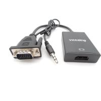 China PVC Jacket Aluminum 0.2M Vga To Hdmi Converter Adapter factory