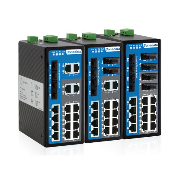 Quality 20-port Industrial Ethernet Switch With IP40 Protection Metal Housing for sale