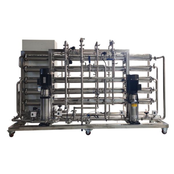 Quality Water Treatment Plant Double Pass RO System 1000LPH for sale