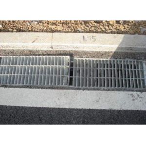 Quality Black / Silver Steel Grating Drain Cover 3mm / 5mm / Custom Thickness for sale