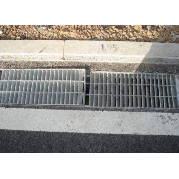 Quality Black / Silver Steel Grating Drain Cover 3mm / 5mm / Custom Thickness for sale