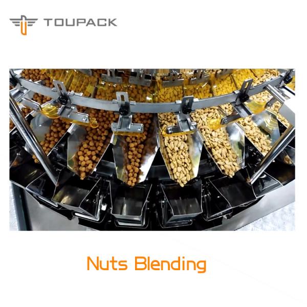 Quality Stainless Steel 304 2.5L 120WPM Nuts Packing Machine 32 Heads for sale