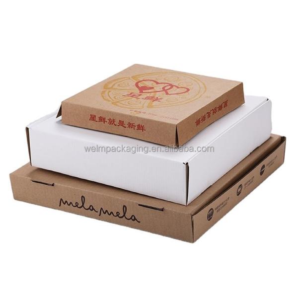 Quality ODM Reusable Empty 18x18 Pizza Box Corrugated Paper Silkscreen print for sale