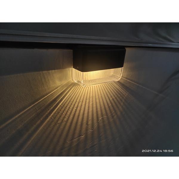 Quality IP67 1.2V Outdoor Solar Wall Light Polycrystalline Silicon 600MAH for sale
