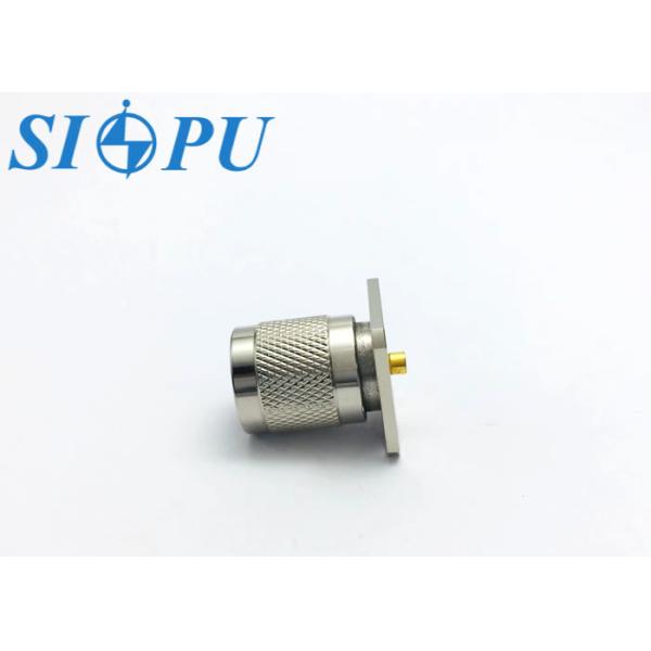 Quality TNC Male RF Coaxial Connector – Flange Mount, Straight Type for sale