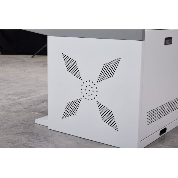 Quality 1800 Width Safety Control Room Three Station Console for Modern Office Computer for sale