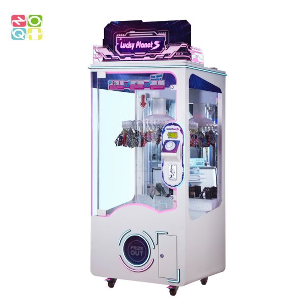 Quality Coin Operated Gift Game Machine Spining Clip Skill Game Poke Prize Machine for sale