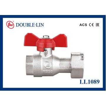 Quality Female X Revolving Female Nut PN25 Brass Ball Valves for sale