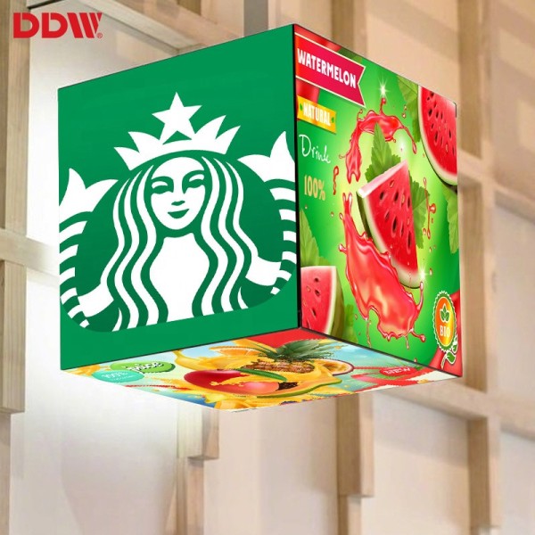 Quality Outdoor Waterproof Advertising Led Cube Screen , P2.5 Pixel Led Cube Display for sale